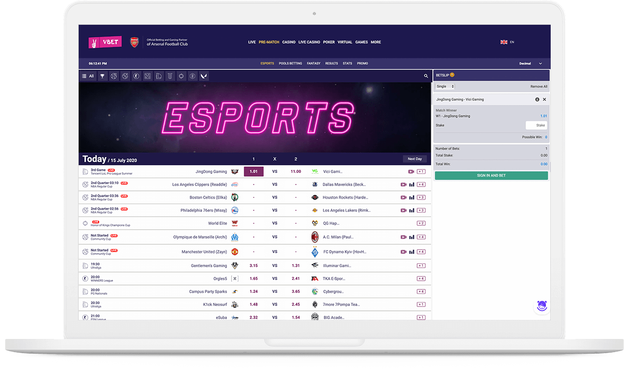 Esports Betting Software | Esports Betting Platform | BetConstruct