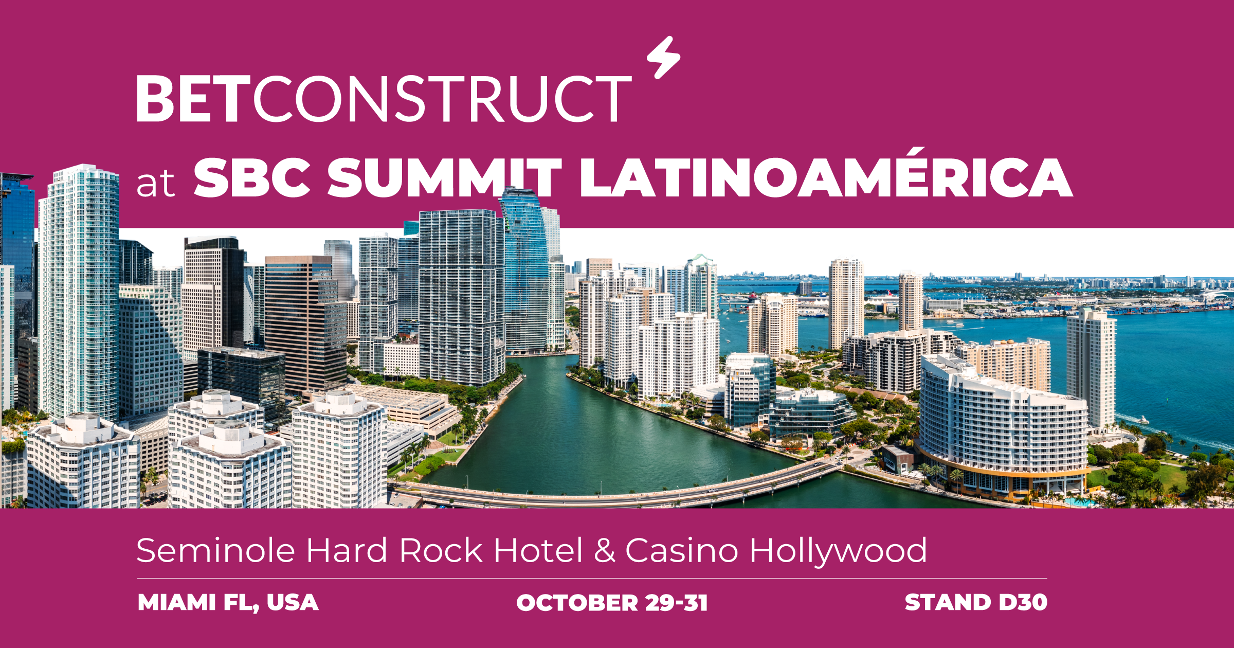 BetConstruct Set to Appear at SBC Summit Latinoamérica 2024