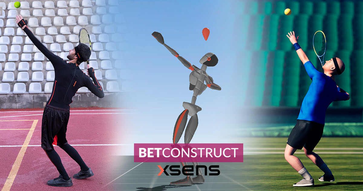 BetConstruct Harnesses Xsens' MoCap Technology for Virtual Sports