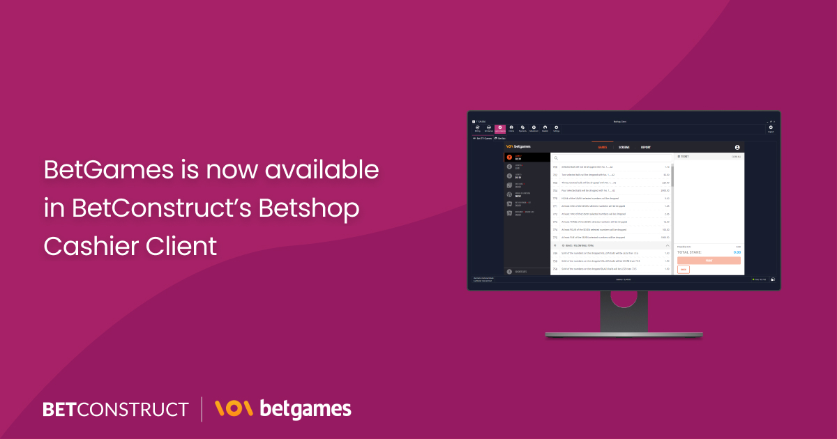 BetConstruct Freshens its Land-Based Product with the New BetGames Provider