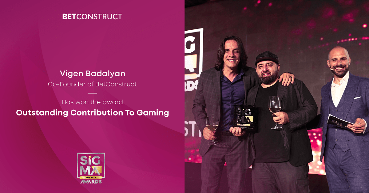Co-Founder of BetConstruct, Vigen Badalyan, Wins Outstanding ...