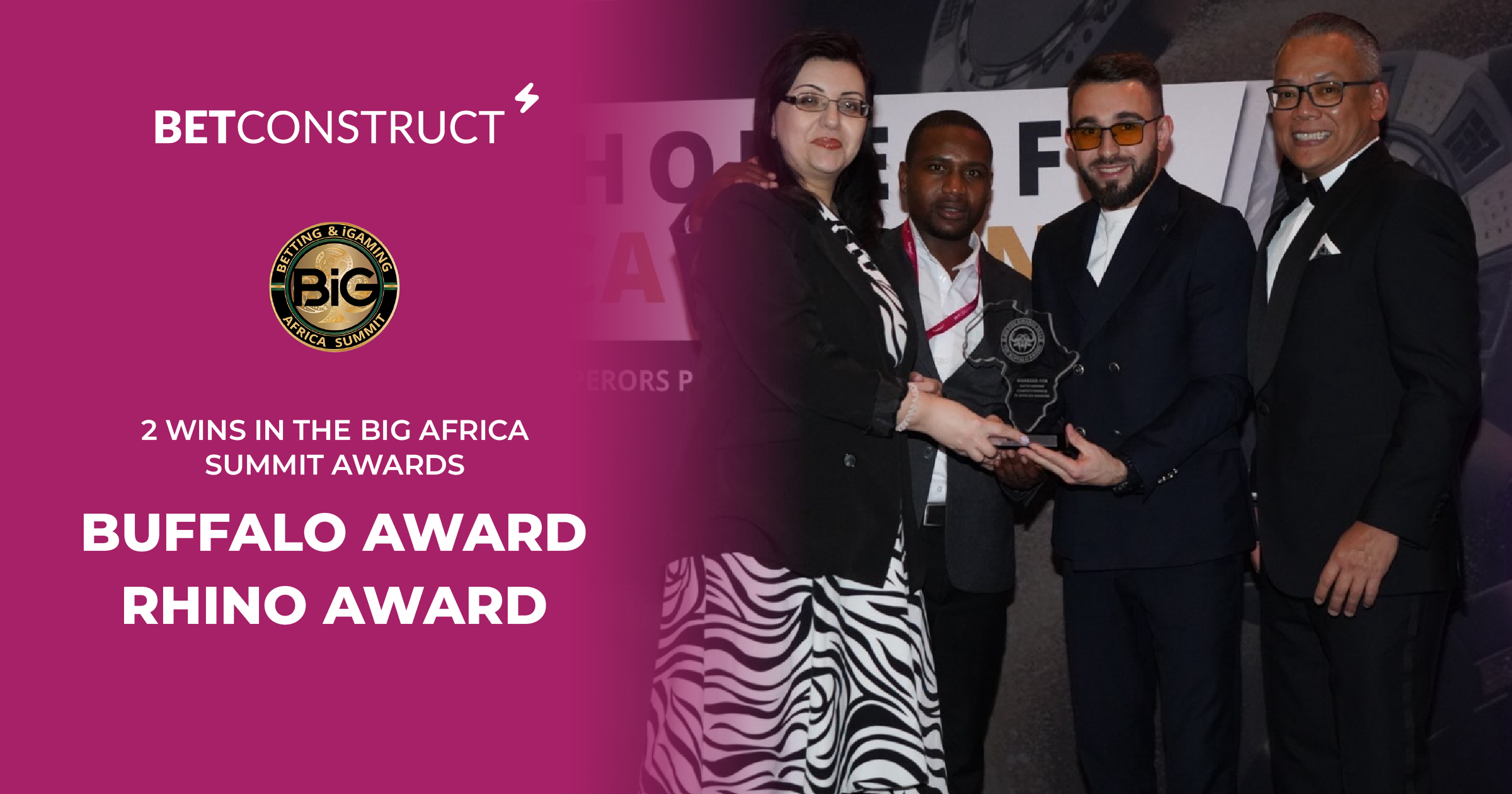 BetConstruct’s Double Victory at the BiG Africa Summit: Rhino and ...