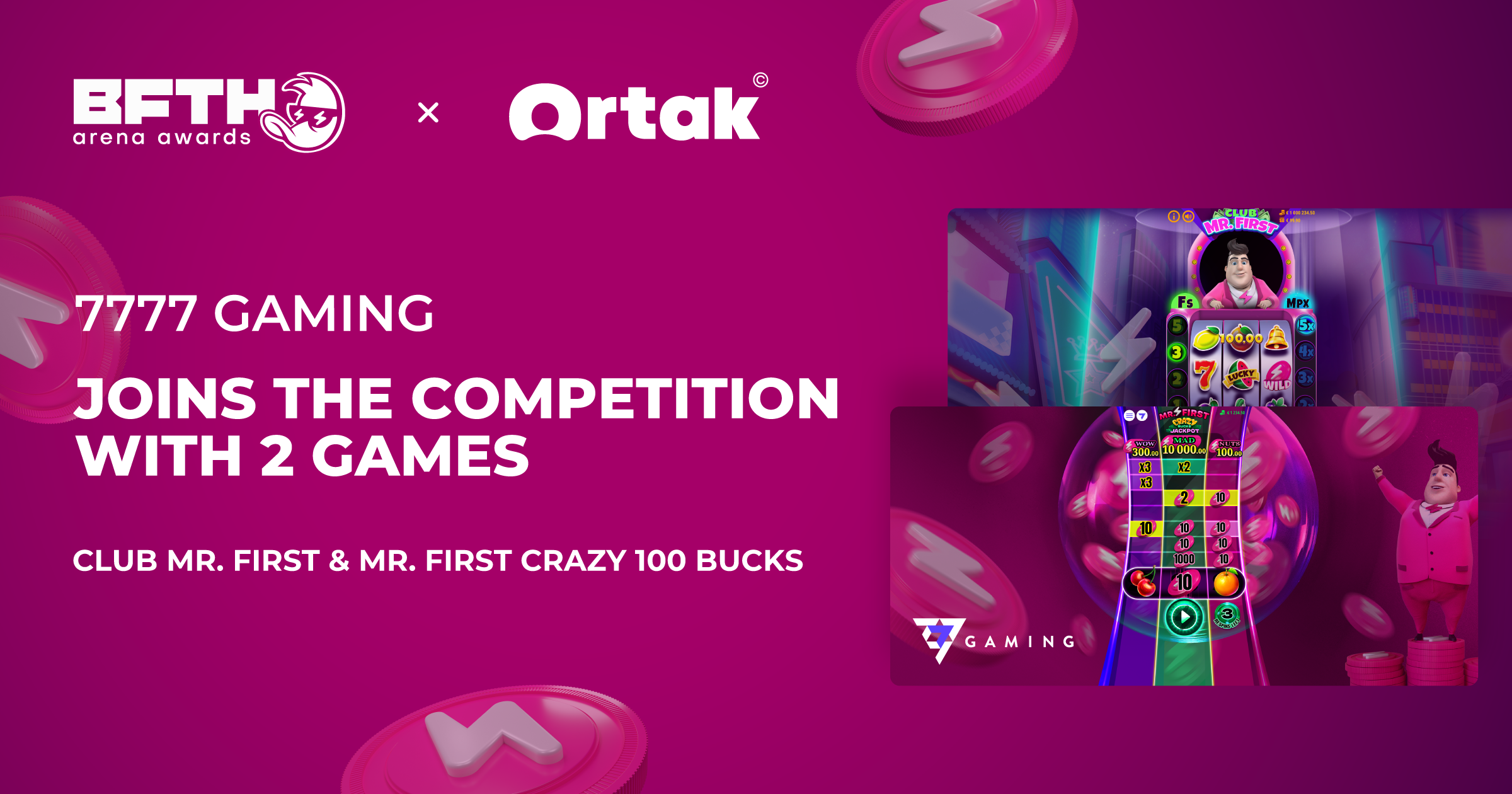 7777 Gaming Joins Ortak x B.F.T.H. Arena Awards 2024: Where Creativity ...